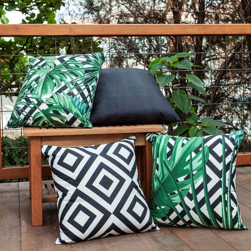 Capa de Almofada Monte Verde 43cm x 43cm - Jolitex - sacaria